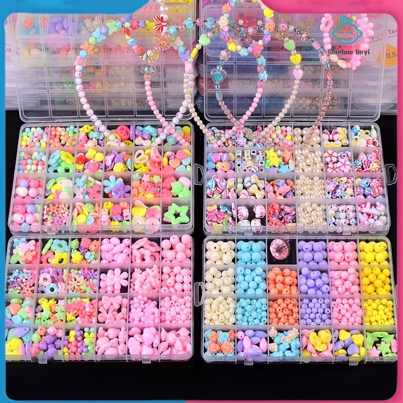 Jual 【Ready】Beaded diy Meronce gelang kalung Gantungan Mainan edukasi ...