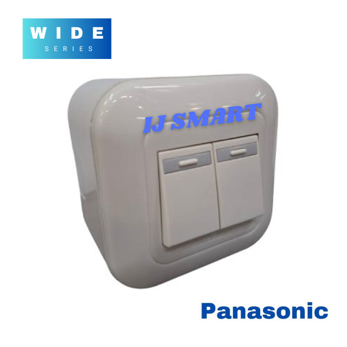 Jual Saklar Seri Outbow Set Panasonic Wide Series - White | Shopee ...