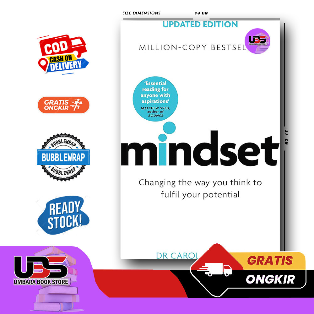Jual Buku Mindset Changing The Way You think To Fulfil Your Potential ...