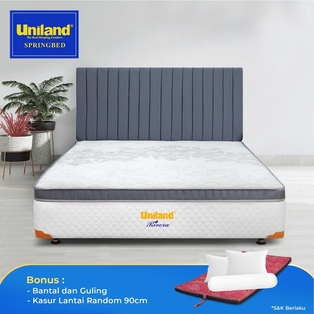 Jual Uniland Springbed Multibed Rivera Plushtop Kasur Spring Bed ...