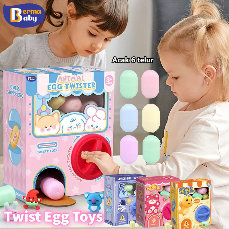 Jual Berma Baby Mainan Telur Kejutan Twist Egg Toys Mistery Box ...