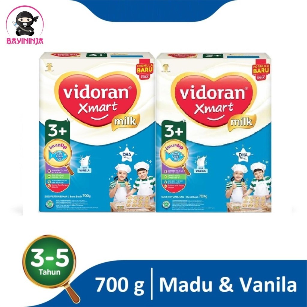 Jual Vidoran Xmart 3+ Susu Pertumbuhan Anak 700 g | Shopee Indonesia