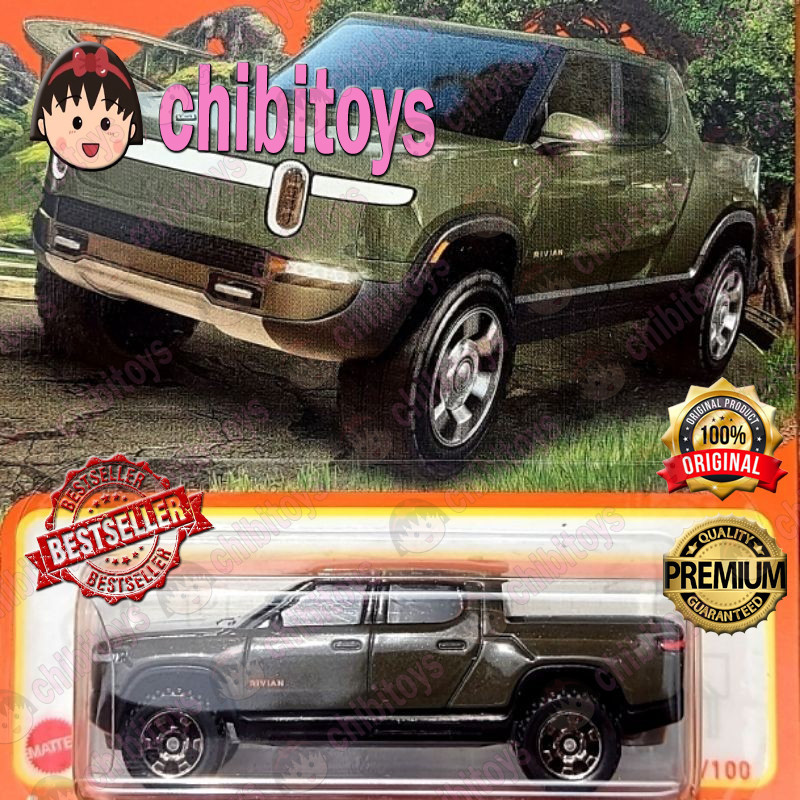 Jual MATCHBOX RIVIAN R1T ARMY 2024 - PICKUP TRUCK ORIGINAL MATTEL ...