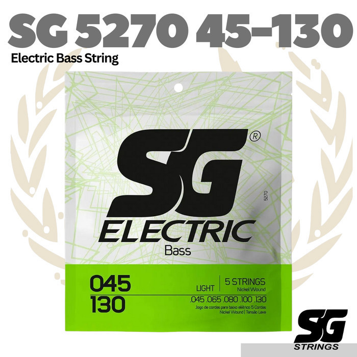 Jual SG String 5270 Electric Bass 5 String 45-130 - Senar Bass Elektrik ...