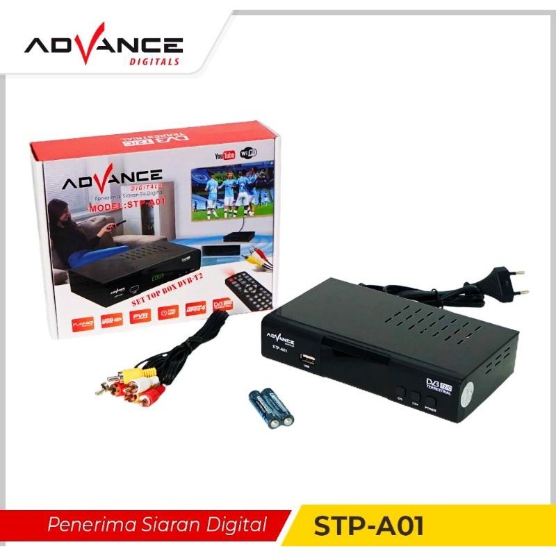 Jual Set top box tv digital advance STP-AO1 | Shopee Indonesia