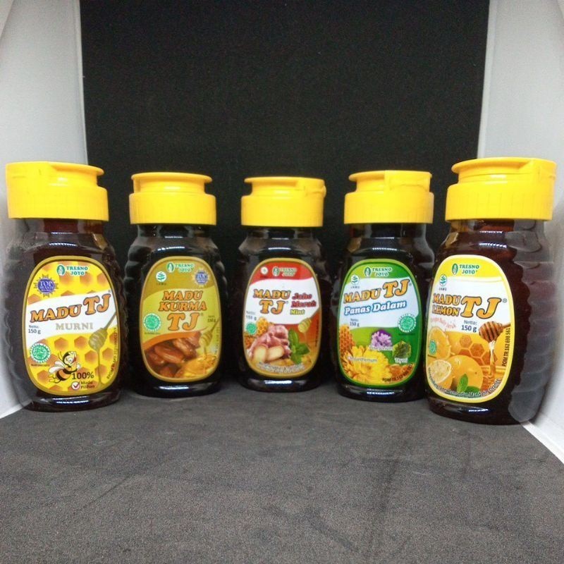 Jual Madu TJ 150gr Tresnojoyo Murni Kurma Jahe Merah Masuk Angin Lemon ...