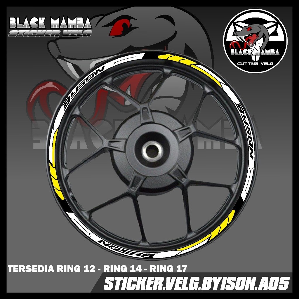 Jual STICKER VELG BYSON- STIKER LIS LIST VARIASI BAN/VELG YAMAHA BYSON ...