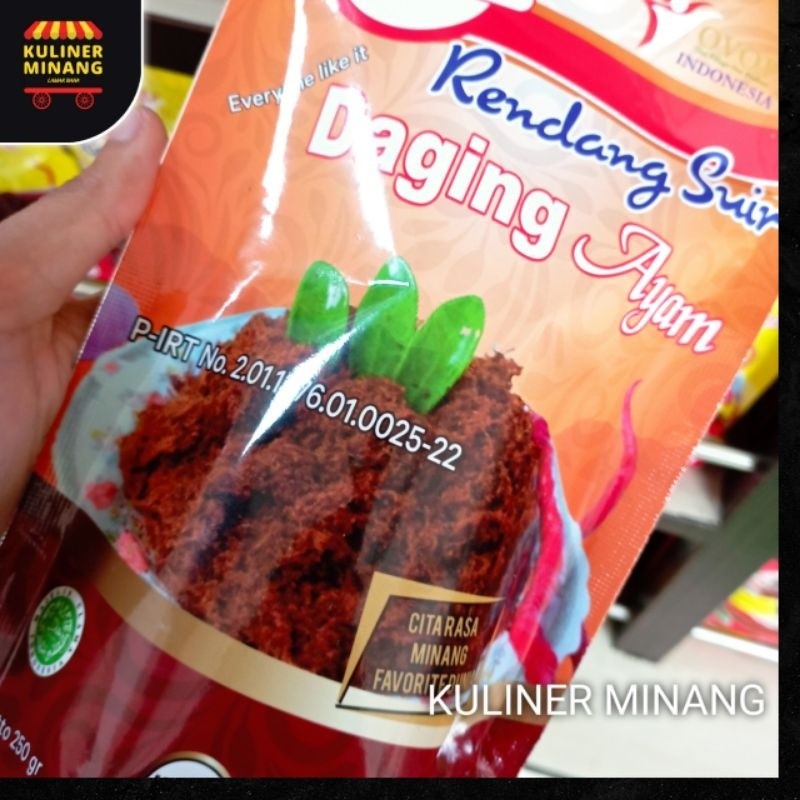 Jual Kuliner Minang RENDANG SUIR DAGING AYAM By Dapoer Rendang Riry ...