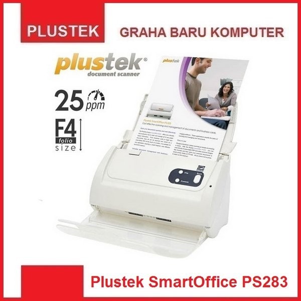 Jual Plustek SmartOffice PS283 Scanner Komputer Dokumen Komputer Kertas ...