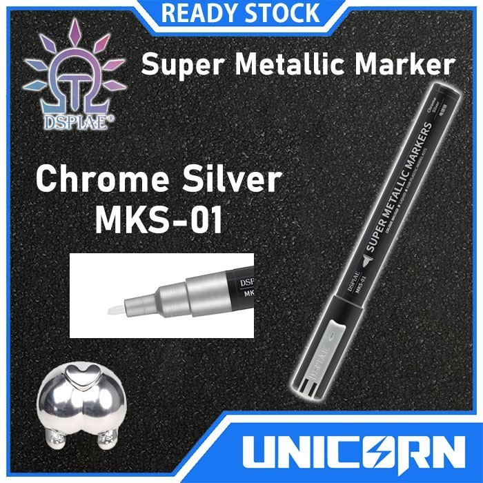 Jual DSPIAE Super Metallic Chrome Silver MKS-01 Gundam Marker Color Cat ...