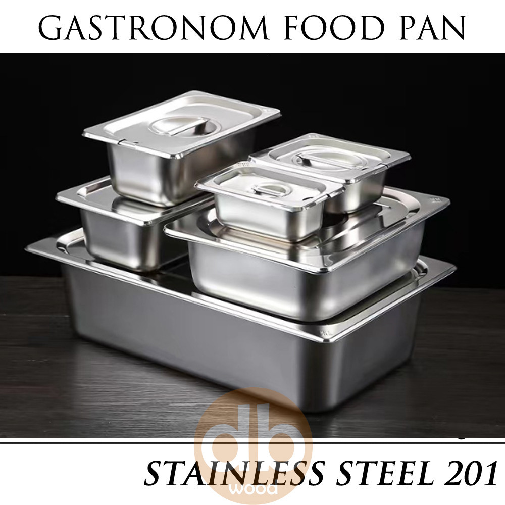 Jual Food pan Gastronom Stainless steel 1/1x6.5 1/1x10 1/1x15 | Wadah ...