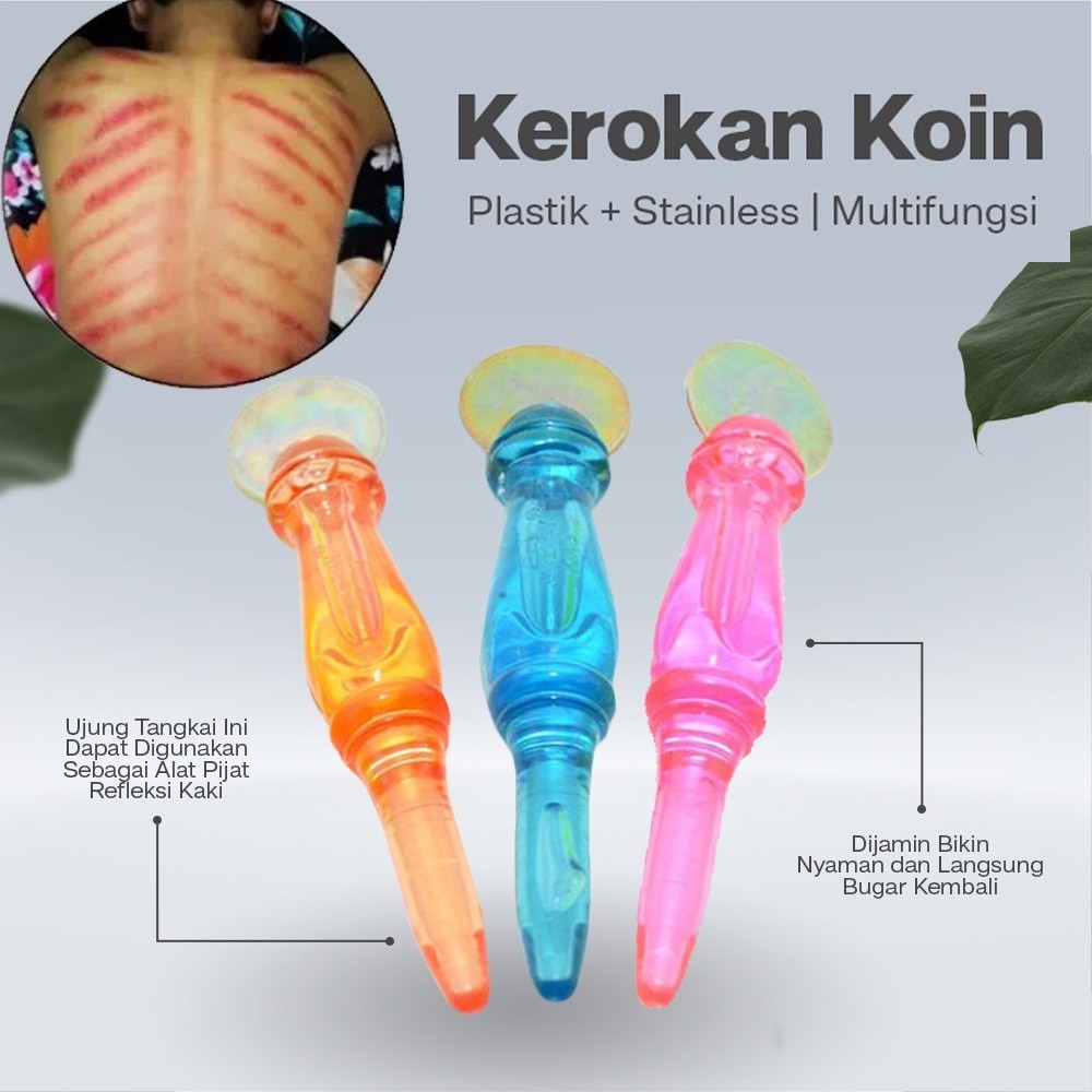 Jual Alat Kerokan Ujung 2 Sisi Fungsi Kerokan Koin Kerik Badan Dan ...