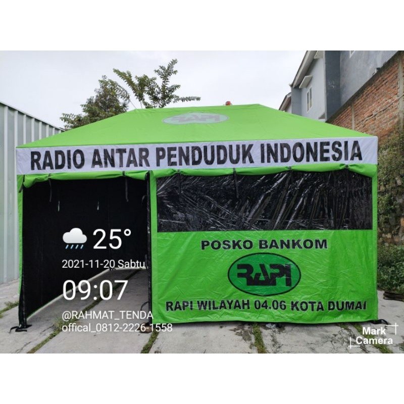 Jual Tenda Posko Radio antar penduduk indonesia Kesehatan Uk- 3M x 4M ...