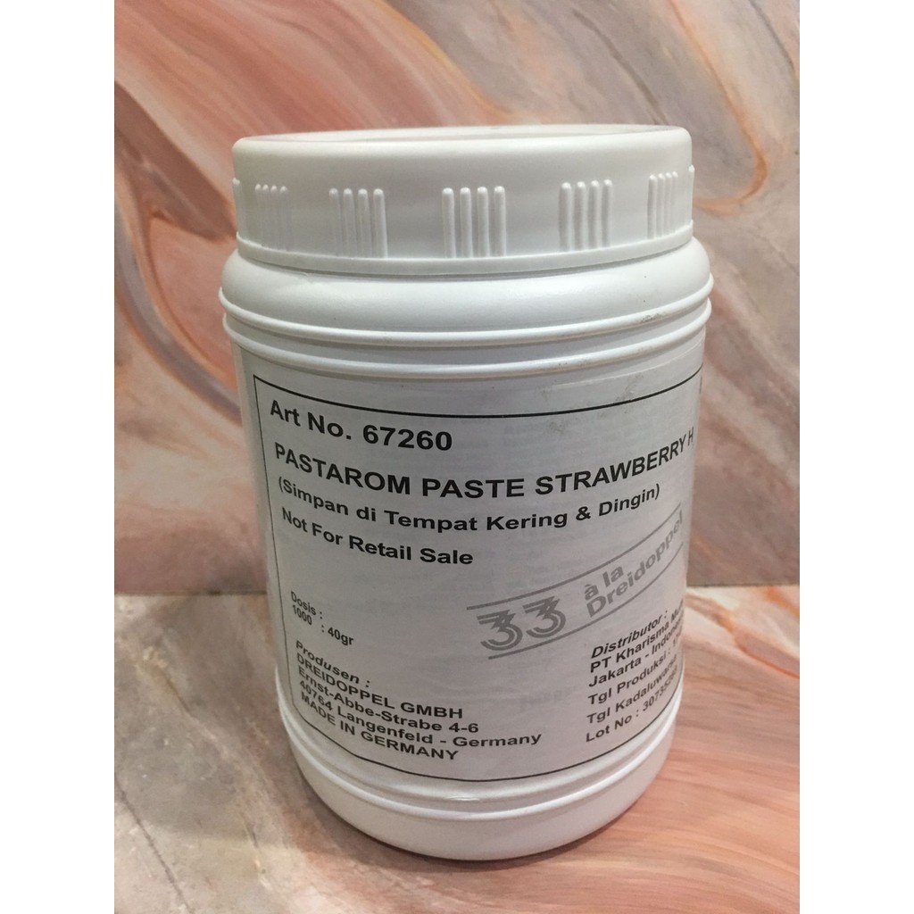 Jual Dreidoppel Pastaroom Strawberry H Paste 1kg | Shopee Indonesia