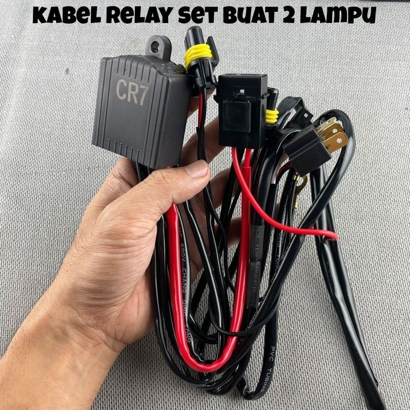 Jual Super Kabel Relay Set Super Lampu HID Projector Biled Projie LED ...