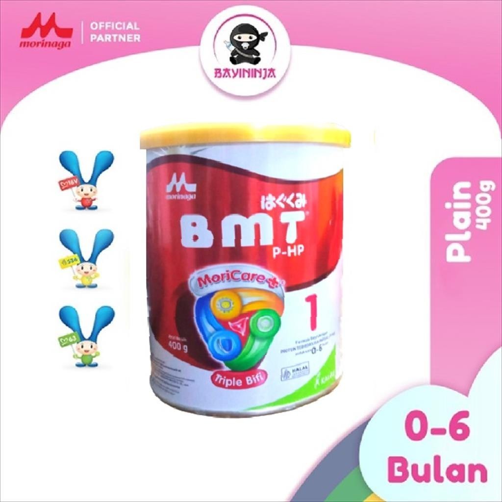 Jual MORINAGA BMT PHP Susu Formula 0 to 6 Bulan Tin 400 g | Shopee ...