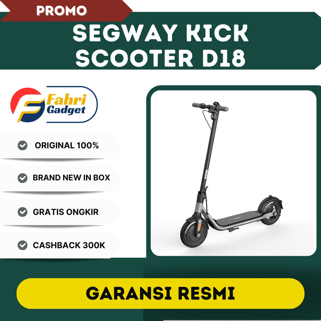 Jual Segway Kick Scooter D18 - Desain Ringkas dan Bobot Ringan, Solusi ...