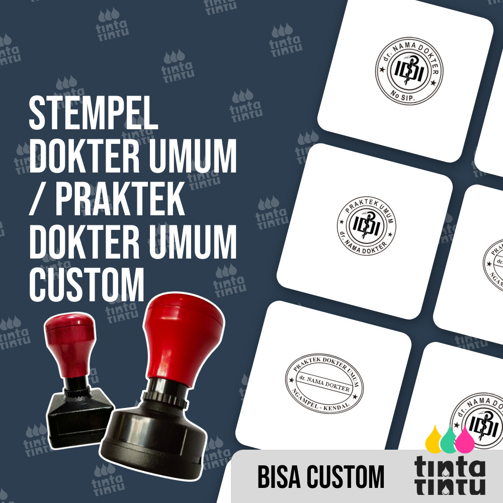 Jual Stempel Dokter Umum / Praktek Dokter Umum Custom | Shopee Indonesia