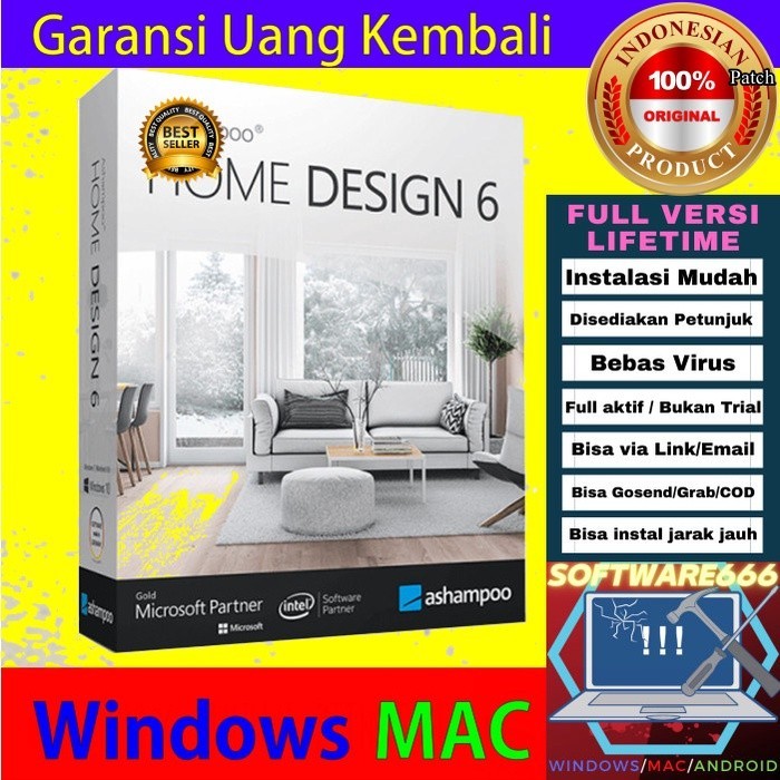 Jual Software Desain Rumah: Ashampoo Home Design 6 [WIN] - SOFTWARE ...
