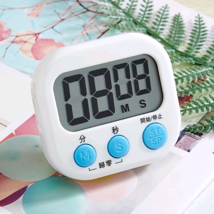 Jual pengatur waktu masak timer digital alaram clock stopwatch alarm ...