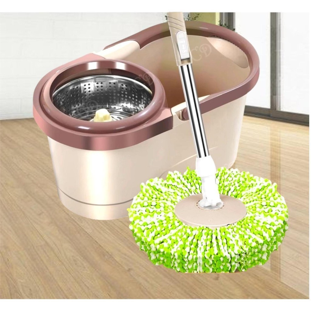 Jual Viling Store - Alat Pel Putar dan Set Ember Dengan Roda Spin Mop ...