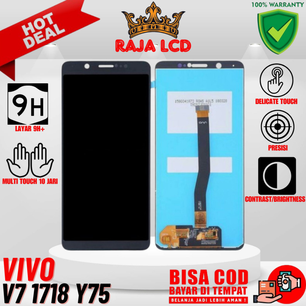 Jual LIVE [ORIGINAL] LCD VIVO V7 1718 Y75 FULLSET TOUCHSCREEN GARANSI ...