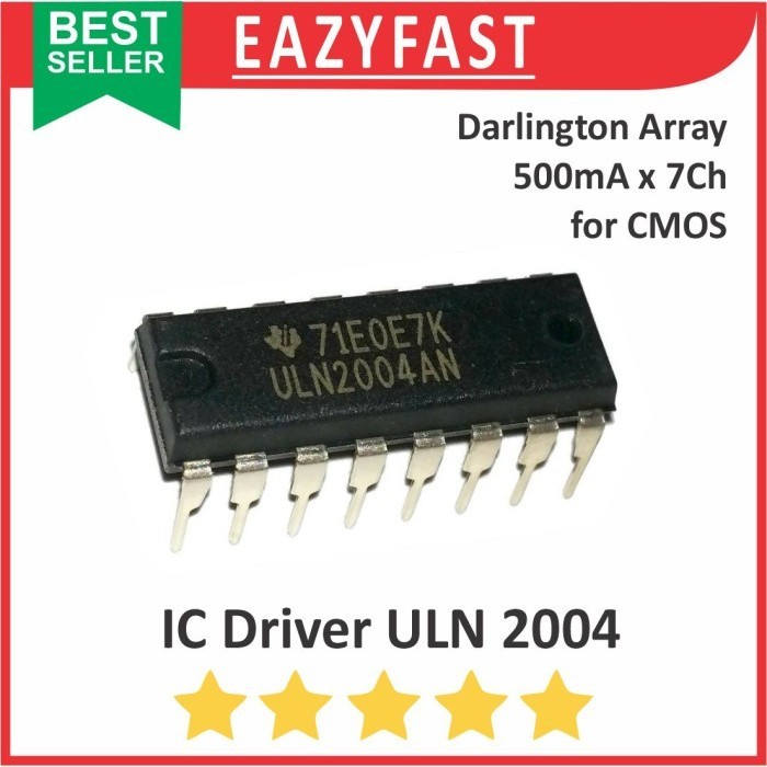 Jual IC Driver ULN2004 ULN2004A DIP 7Ch 7 Ch Channel Darlington Array ...