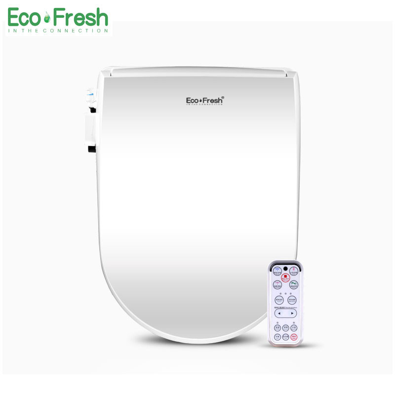 Jual EcoFresh Smart toilet seat Electric Bidet cover intelligent bidet heat clean dry Massage ...