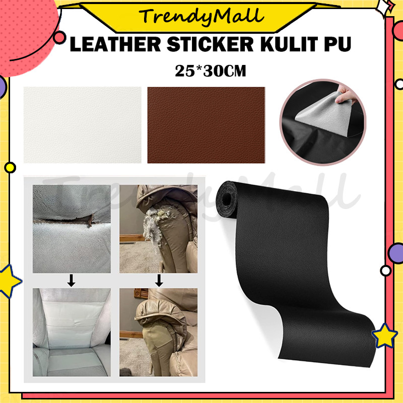 Jual 2pcs Sticker Kulit Perbaikan Jok Motor/Leather Sticker Cover ...
