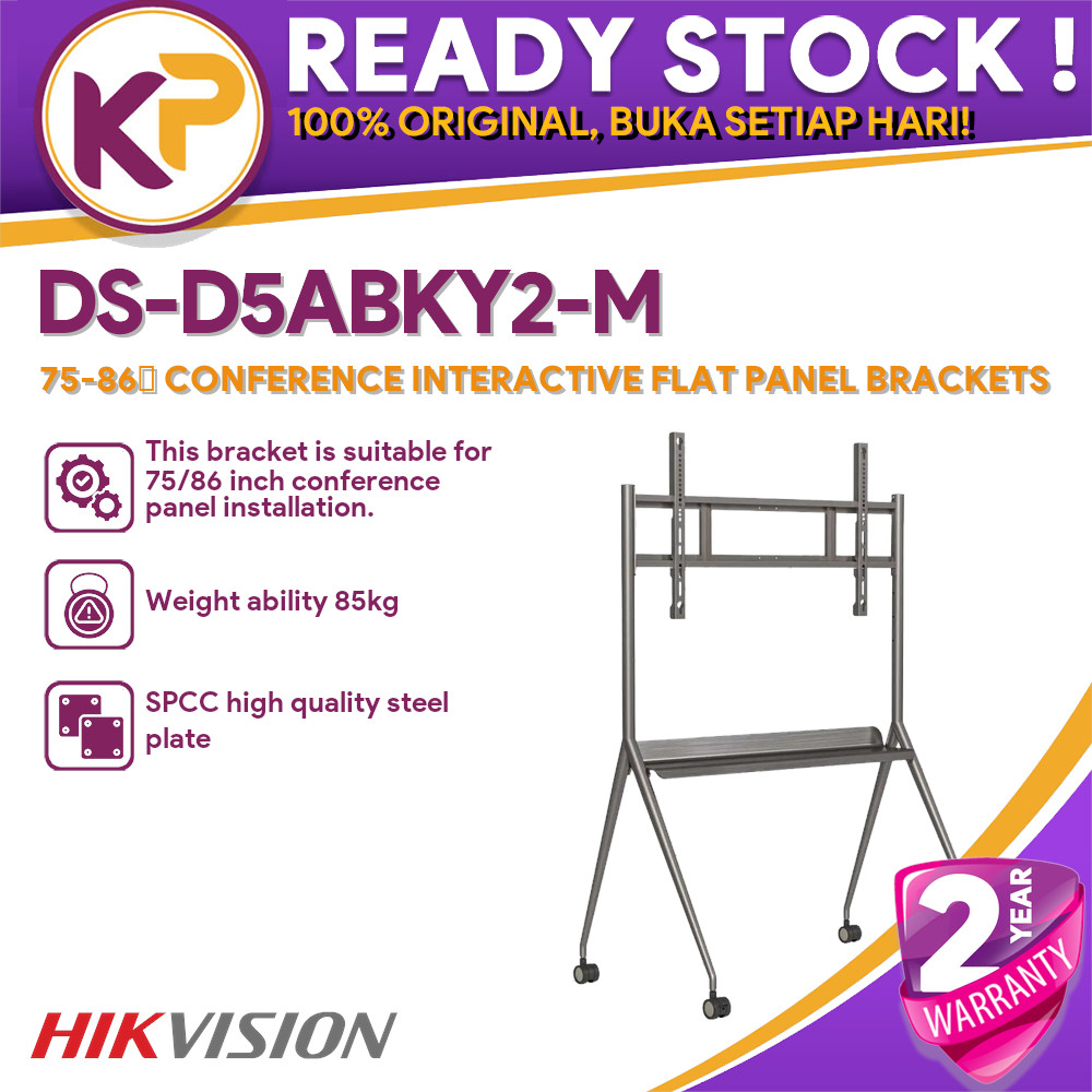 Jual HIKVISION DS-D5ABKY2-M 75-86″ CONFERENCE INTERACTIVE FLAT PANEL ...