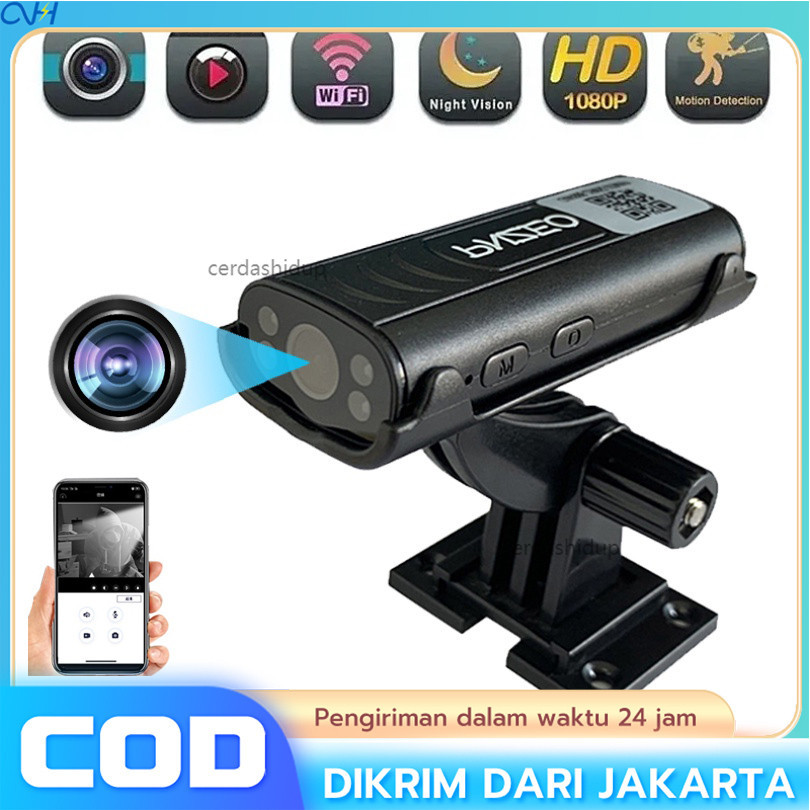 Jual Spy Camera Mini Wifi Baterai Internal FHD 2MP Kamera Cctv Mini ...