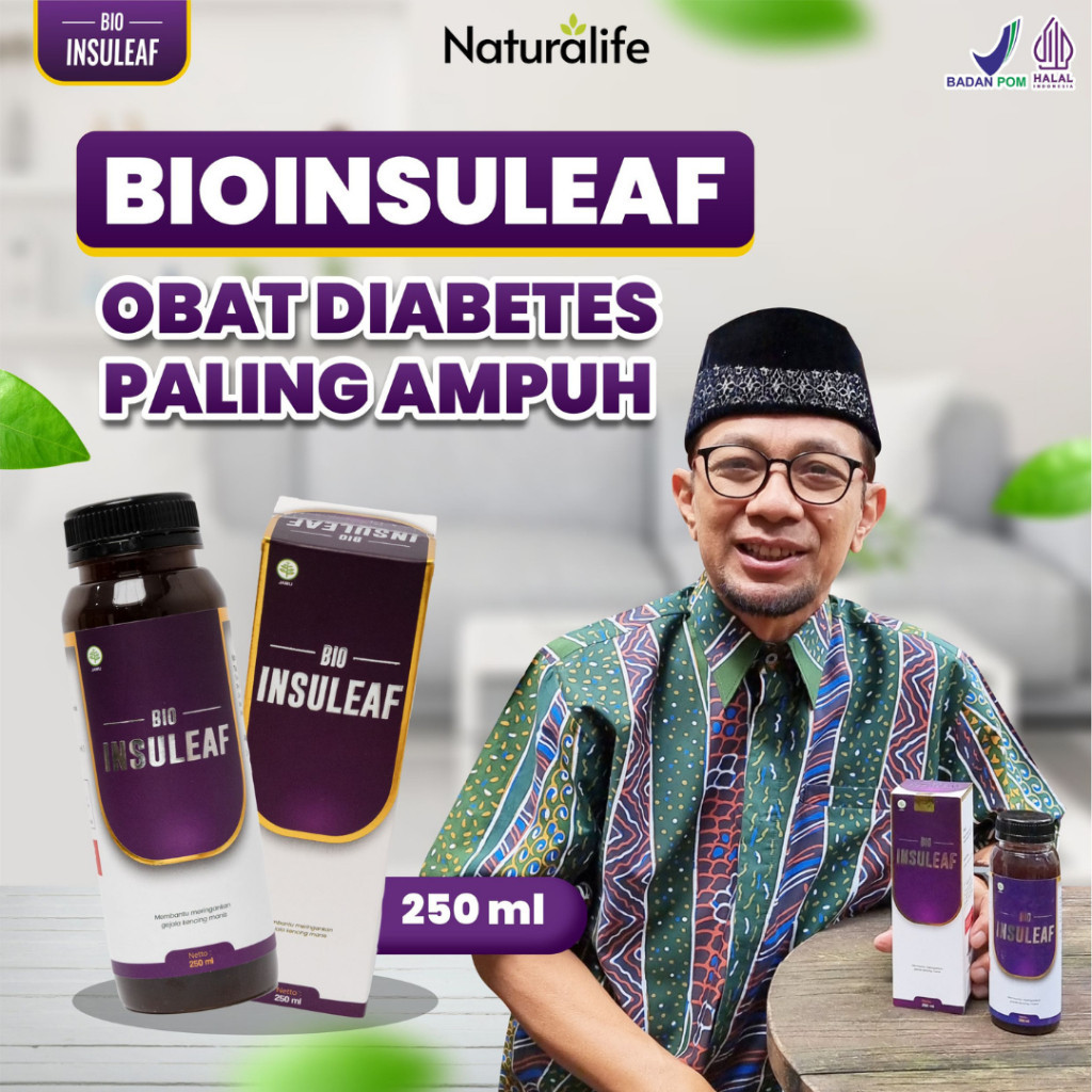 Jual BIO INSULEAF Herbal Diabetes Original Mengontrol Gula Darah Tinggi ...