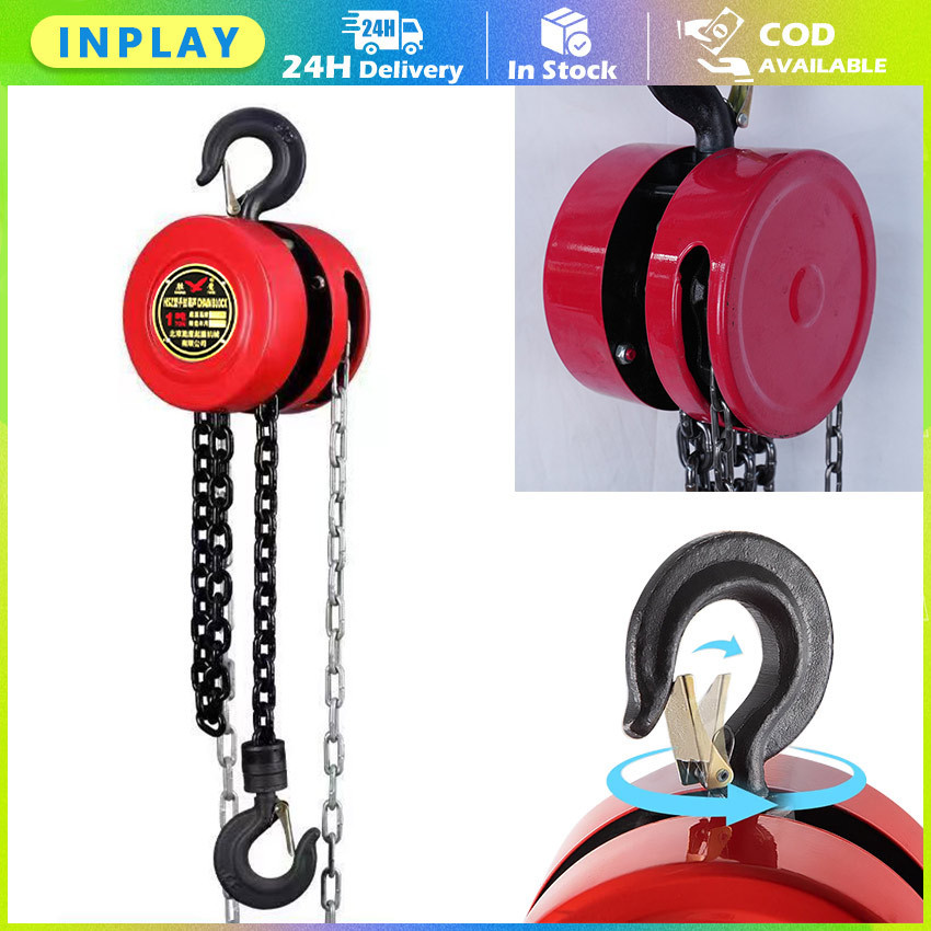 Jual Chain Block 1 Ton X 3 Meter Chain Hoist Katrol Kerekan Manual ...