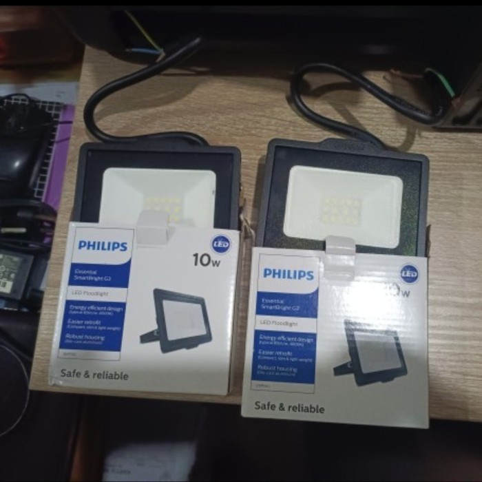 Jual Lampu sorot tembak outdoor led flood light BVP150 10W 10WATT 10 WATT Philips 220V Original ...