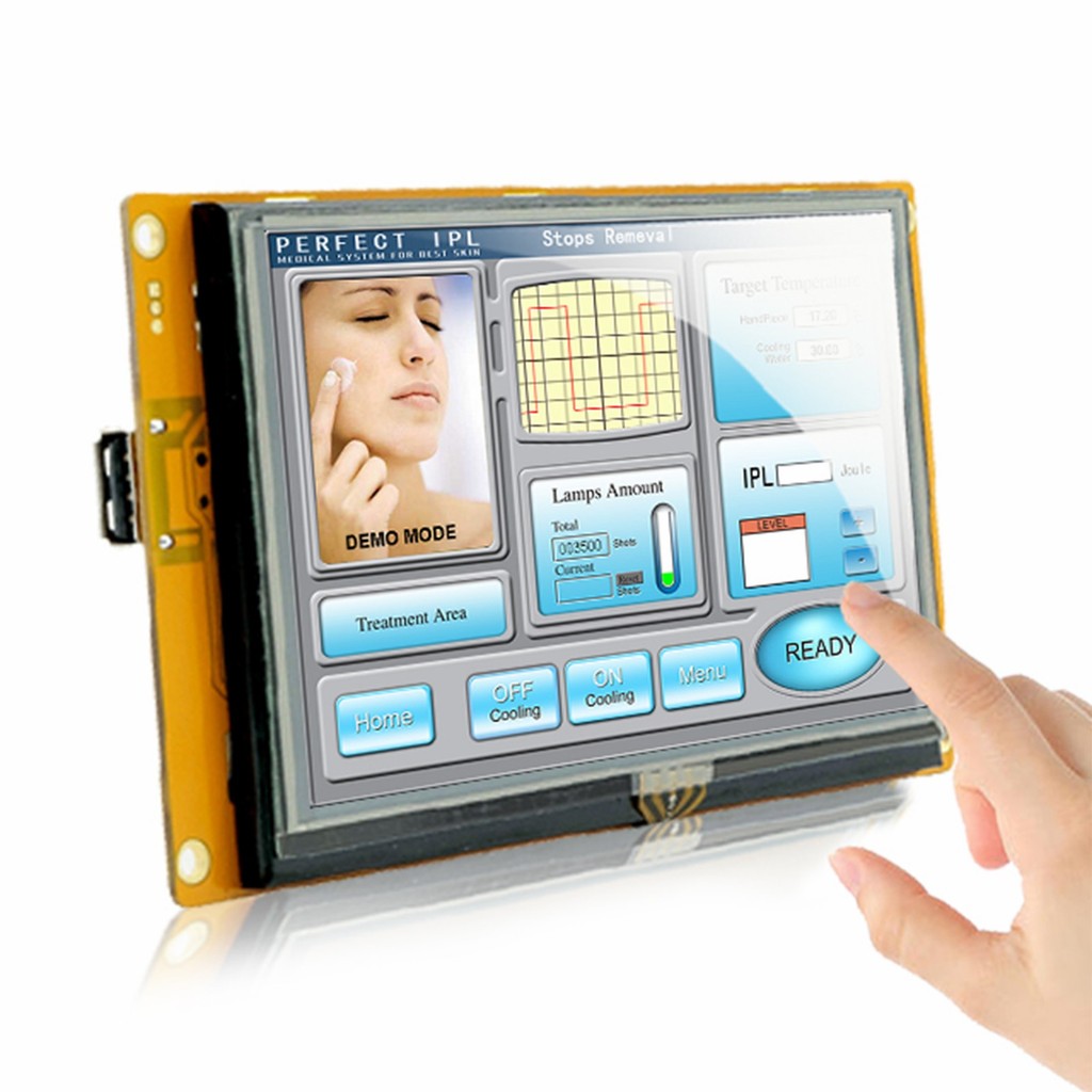 Jual 4.3 to 10.1 Inch HMI Smart TFT LCD Display Module with Control ...
