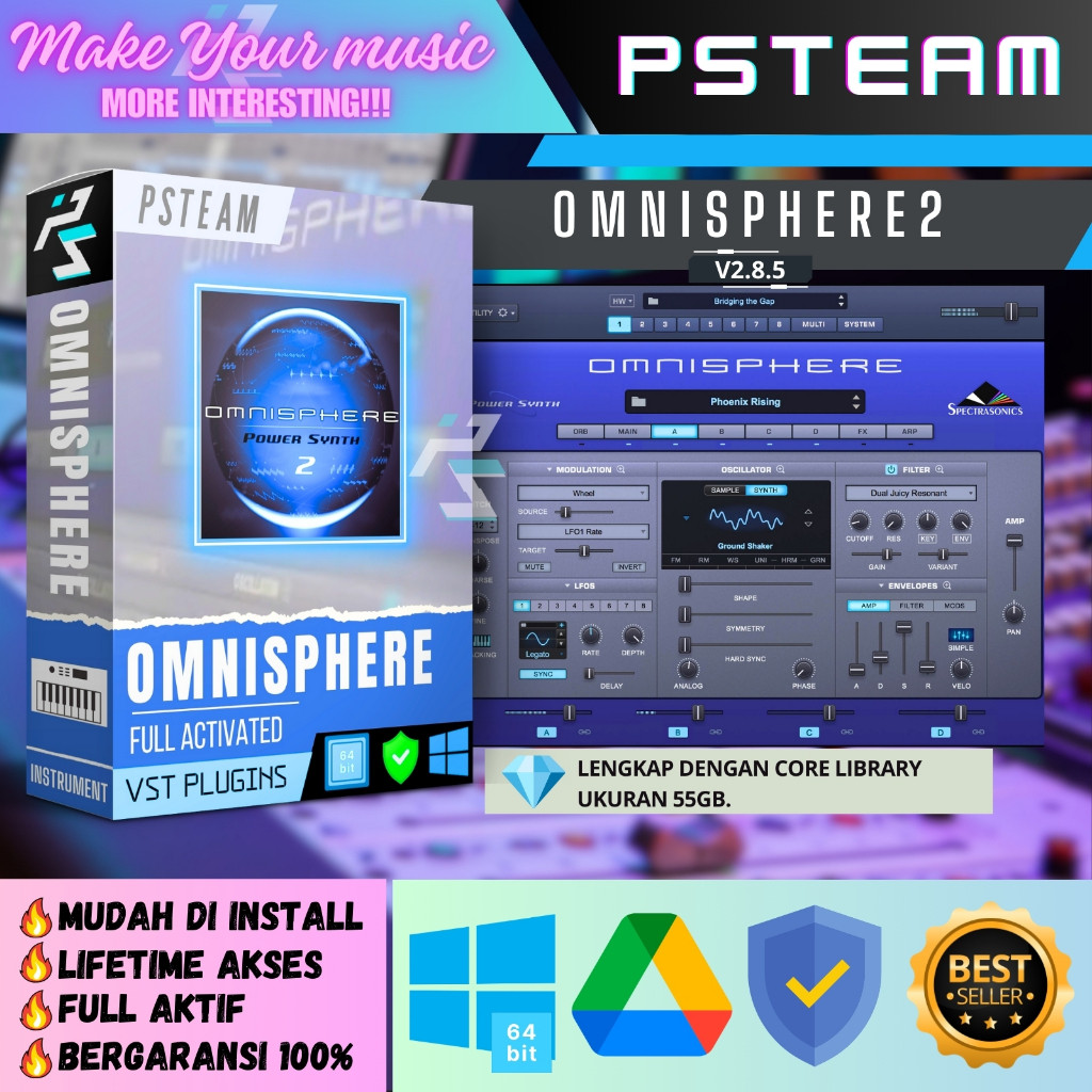 Jual SS - OMNISPHERE POWER SYNTH 2 v2.8.5F [ FULL VERSION | FULL ...
