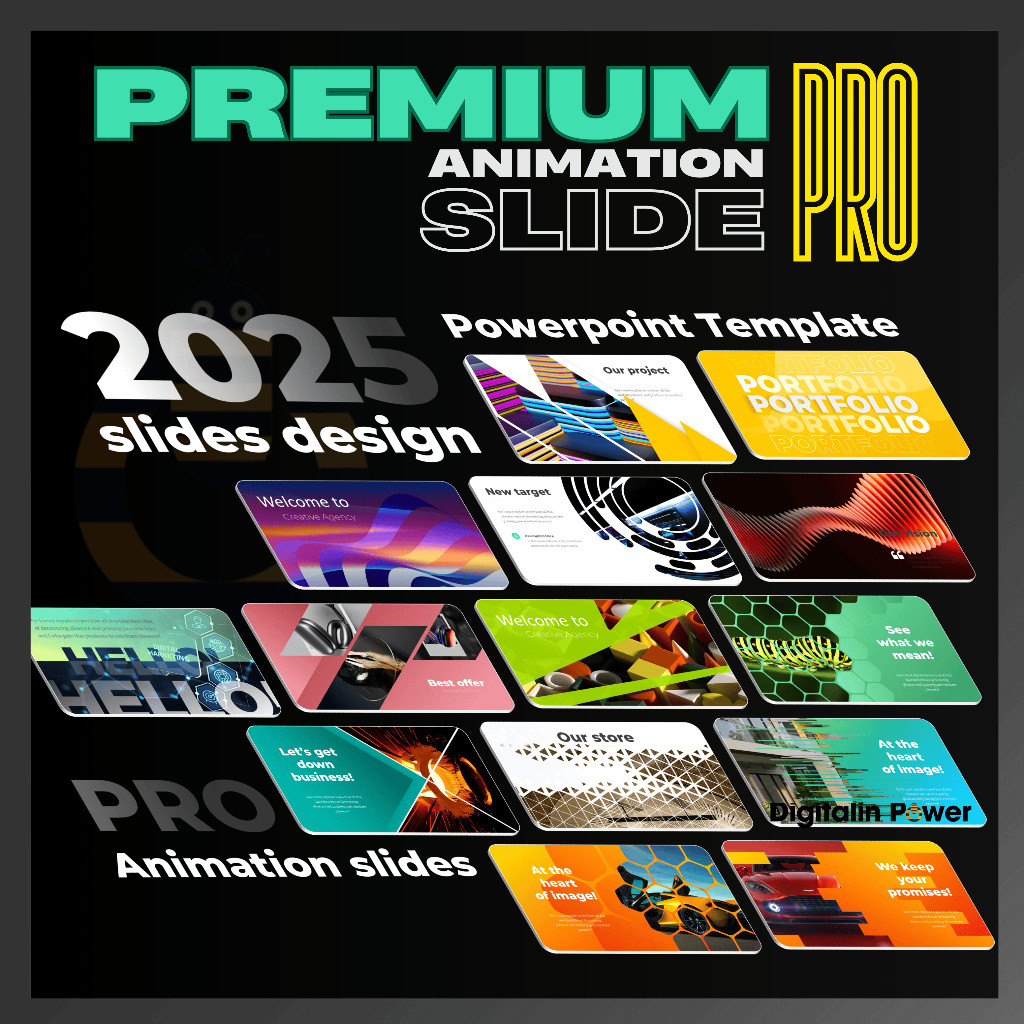 Jual Powerpoint Template Premium PRO Animasi Slide Presentasi Template ...