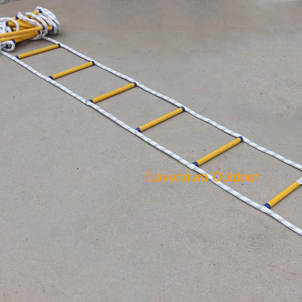 Jual Tangga Tali Gantung Darurat Fire Escape Ladder 5M Tali outbound ...