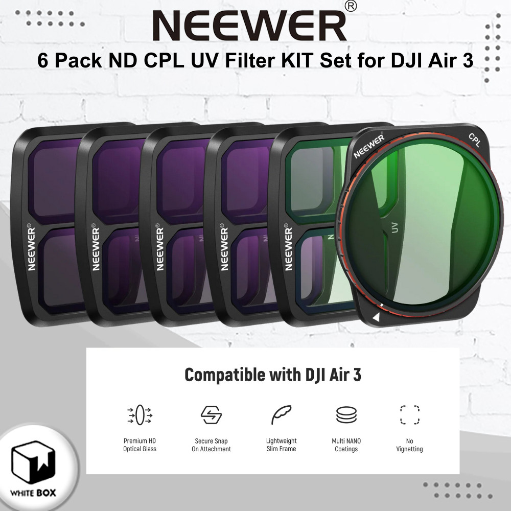 Jual NEEWER ND FILTER KIT (UV/CPL/ND8/ND16/ND32/ND64) FOR DJI AIR 3 ...