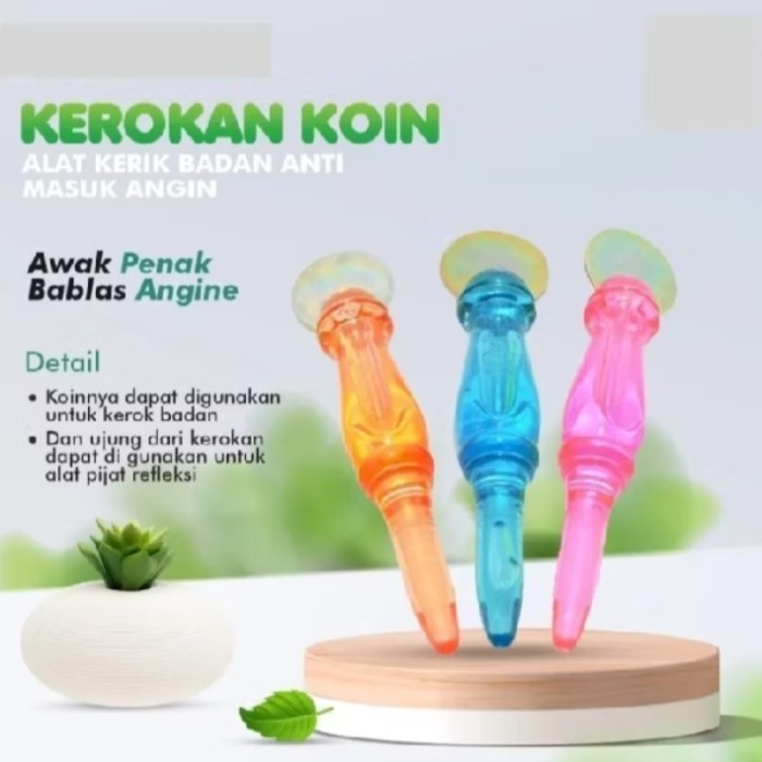 Jual Alat Kerikan Koin Alat Kerokan Masuk Angin 2 in 1 | Shopee Indonesia