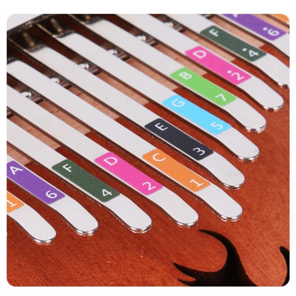 Jual Kalimba Scale Sticker Musical Five Finger Harp Sticker Thumb Harp ...