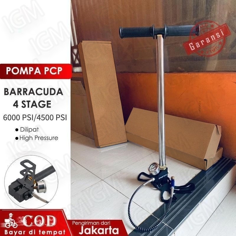 Jual 4500/6000 psi pompa pcp 4 stage 6000 psi sniper kaki lipat kupu ...