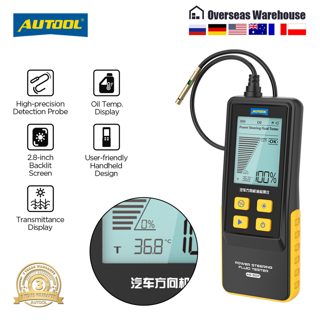 Jual AUTOOL AS507 Automotive Engine Oil Tester Hose Probe Detection ...