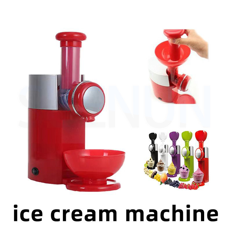 Jual DIY Fruit Ice Cream Machine Dessert Machine Milkshake Machine ...