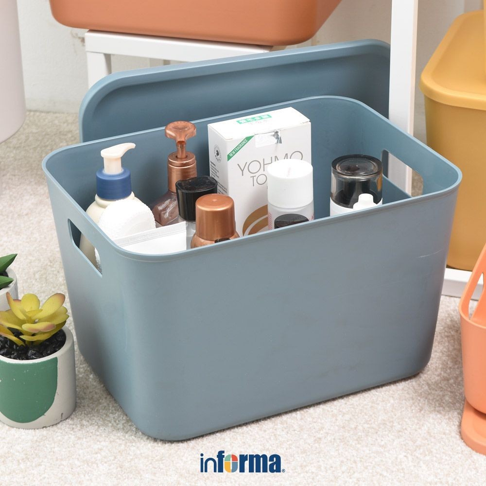 Jual Informa 32.5X24.5X19 cm Lolla Kotak Penyimpanan - Biru Kotak ...