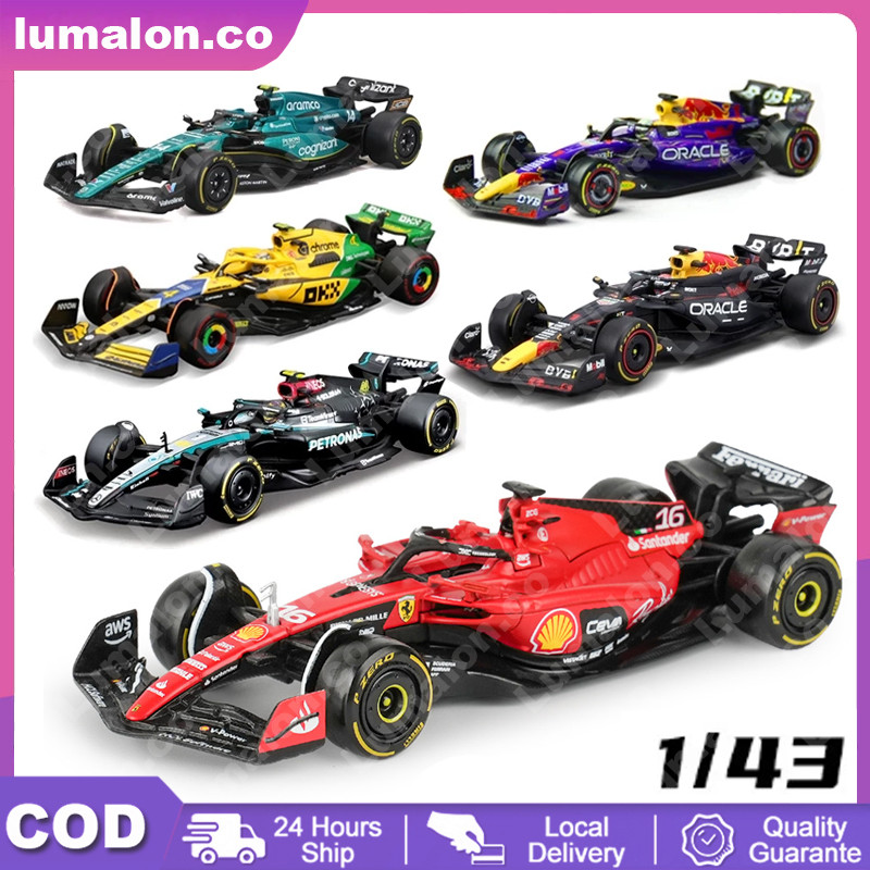 Jual COD 1:43 F1 2024 Ferrari SF23 SF24#16 Charles Leclerc RB20 #1 Max Verstappen W15 MCL38 ...