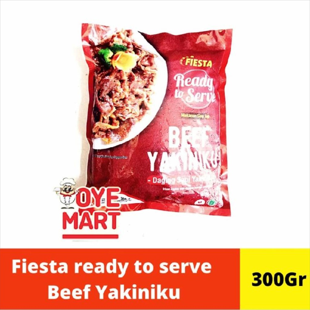 Jual PROMO !!! FIESTA READY TO SERVE BEEF YAKINIKU 300GR / DAGING SAPI ...