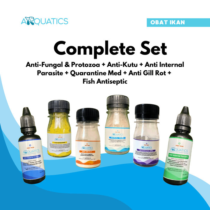 Jual Obat Ikan ARQ - Complete Set (6 Jenis Obat Ikan Hias) | Shopee ...