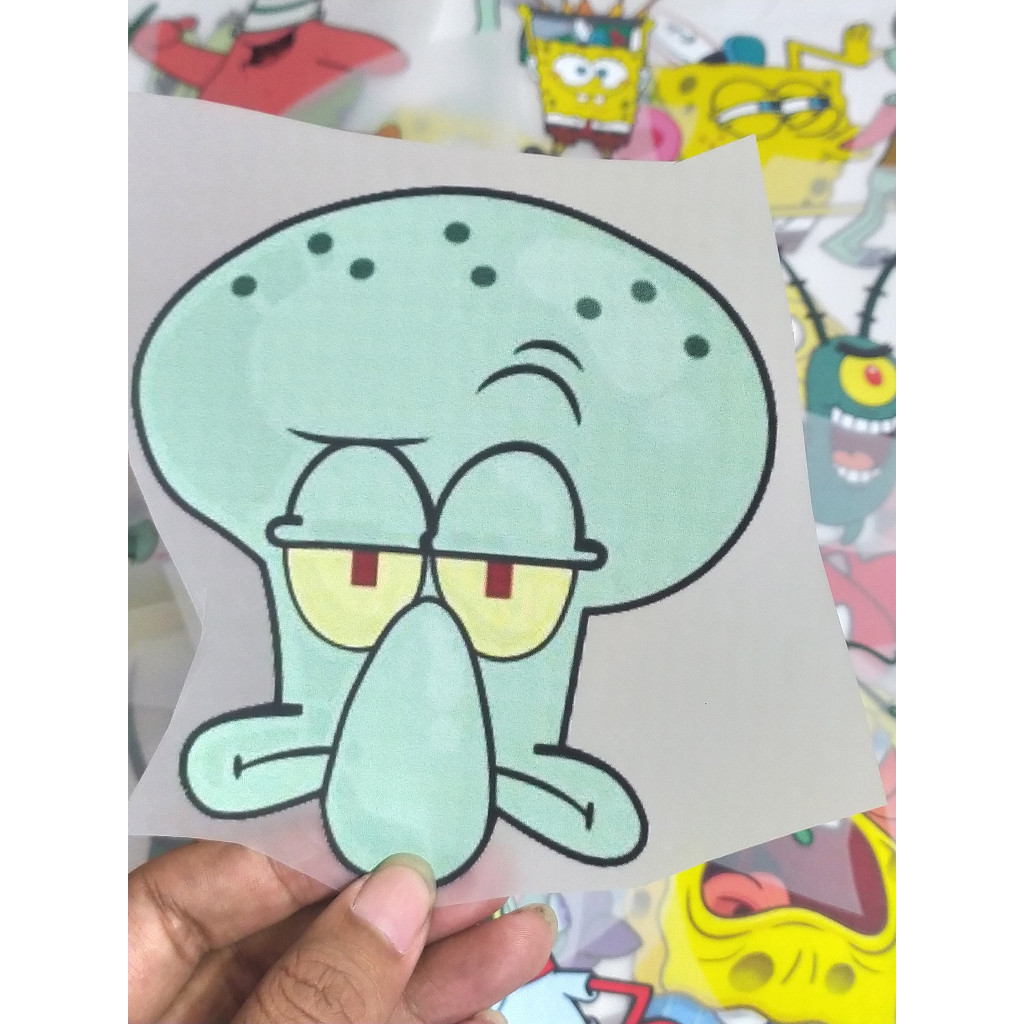 Jual STIKER SABLON SETRIKA KAOS DTF GAMBAR SERIAL SPONGEBOB KARAKTER ...