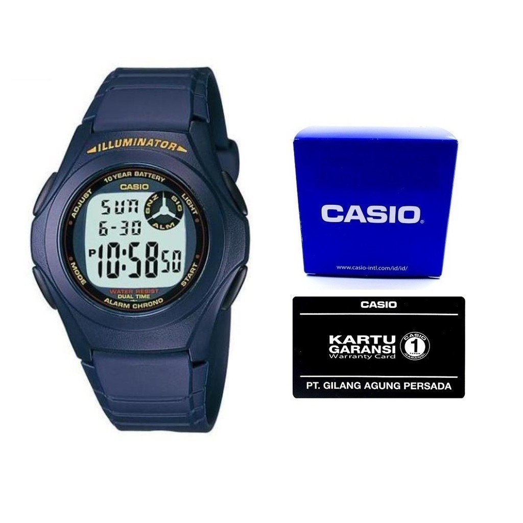 Jual JAM TANGAN CASIO PRIA ORIGINAL F200W,1 ADF,2ADF,2BDF,9ADF GARANSI ...